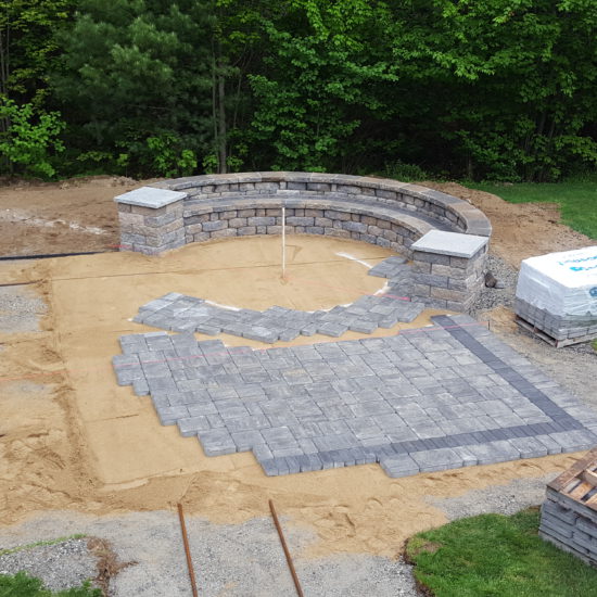 Residential Basketball Court and Custom Patio, Wells - Ramsdell ...