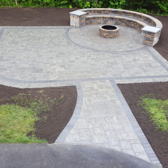 Residential Basketball Court and Custom Patio, Wells - Ramsdell ...