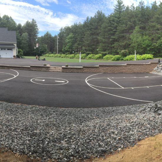 Residential Basketball Court and Custom Patio, Wells - Ramsdell ...